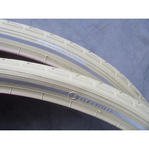 Jual ban luar sepeda onthel warna krem dengan motif ulir cacing dan ...