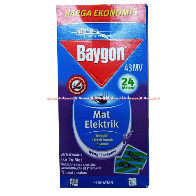 Jual Baygon Mat Elektrik Lavender 24matt Refill Isi Ulang Matt Obat ... Jual Baygon Mat Elektrik Lavender 24matt Refill Isi Ulang Matt Obat ...