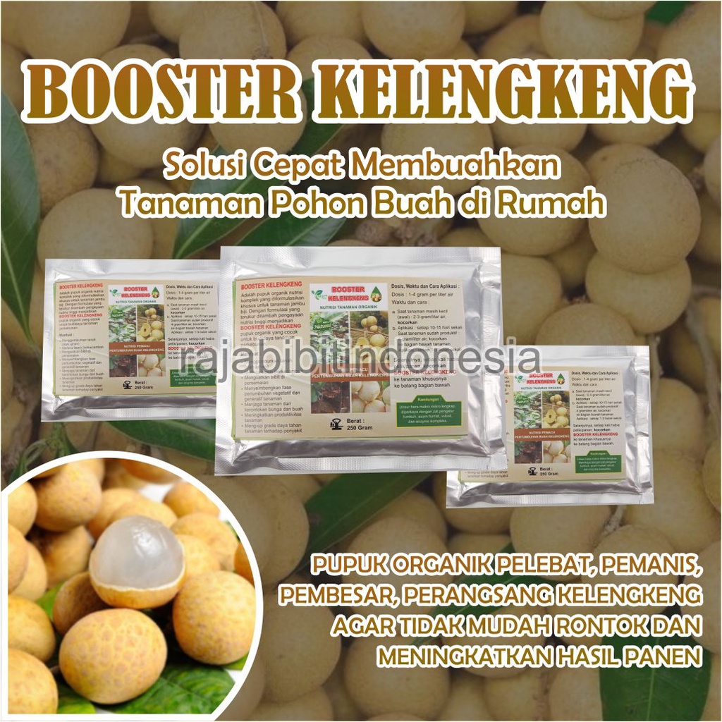 Jual Pupuk Booster Organik Kelengkeng Agar Cepat Berbuah Lebat, Pupuk Booster Pemicu Dan ...