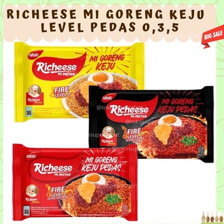 Jual READY Mi Goreng Keju Richeese Level 0 3 & 5 Mie Instan Ramen Keju ...