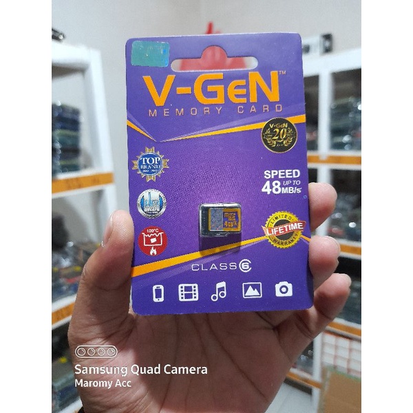 Jual Micro SD 4GB /8GB / 16GB / 32GB / 64GB / 128GB / 256GB A1 V-GEN ...