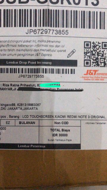 LCD TOUCHSCREEN XIAOMI REDMI NOTE 3 ORIGINAL | Shopee Indonesia