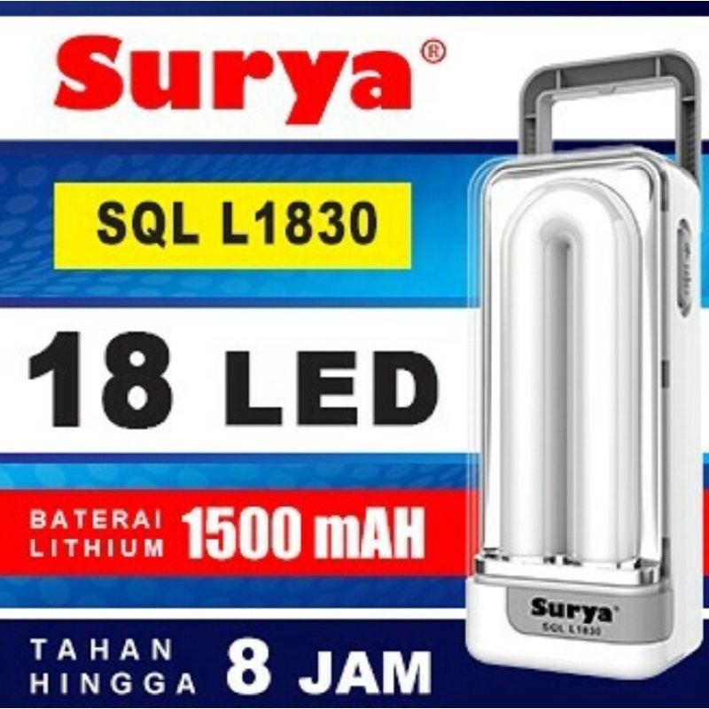 Jual Surya emergency SQL L1830 / SQL L1830 /Surya Emergency SQL L3001 ... Jual Surya emergency SQL L1830 / SQL L1830 /Surya Emergency SQL L3001 ...