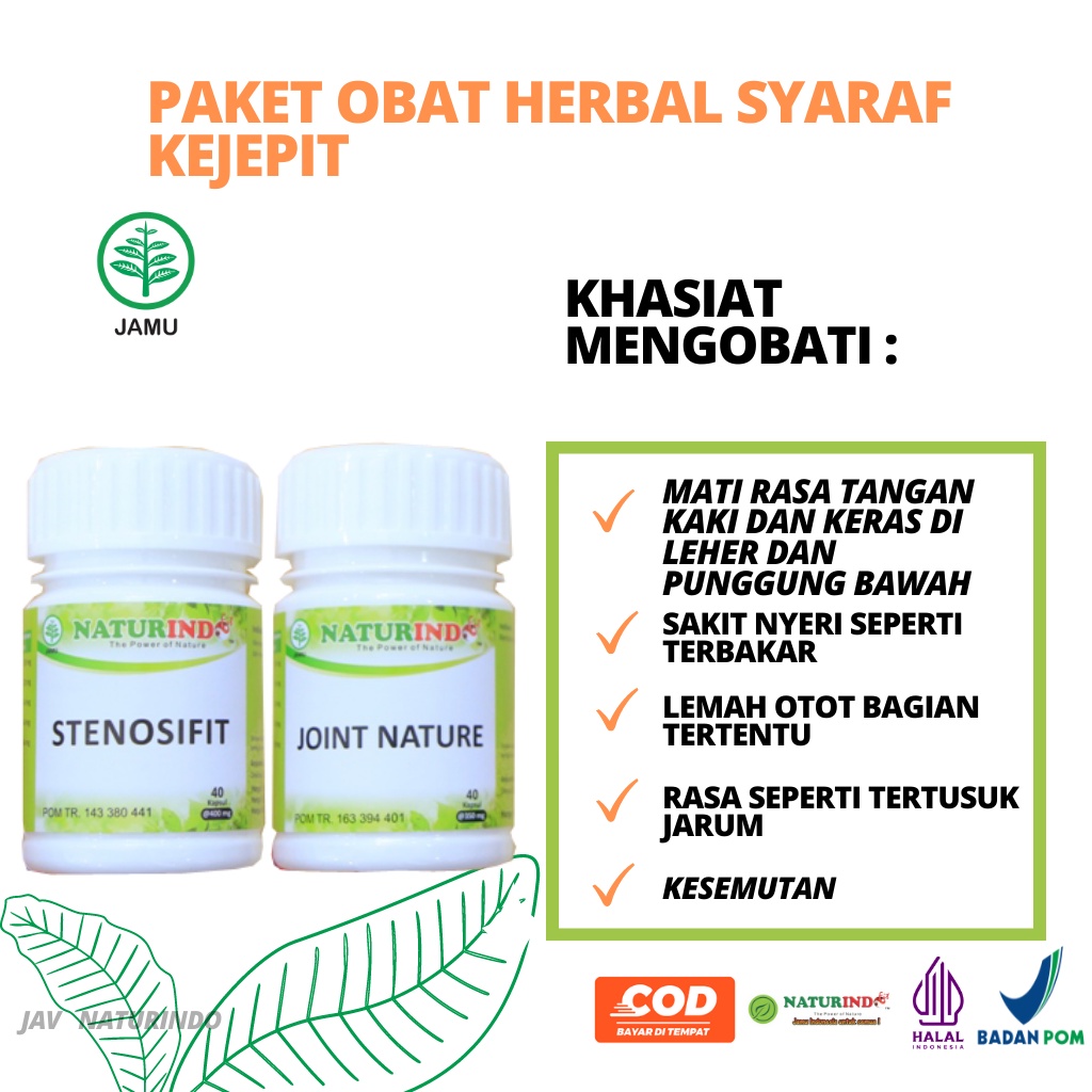 Jual Obat Syaraf Saraf Kejepit Nyeri Otot Pinggang Encok Pinggang Sakit ...