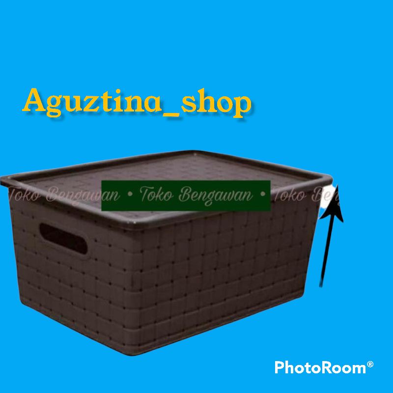 Jual BOX PENYIMPANAN SERBAGUNA KOTAK KERANJANG PLASTIK HAWAII | Shopee ...