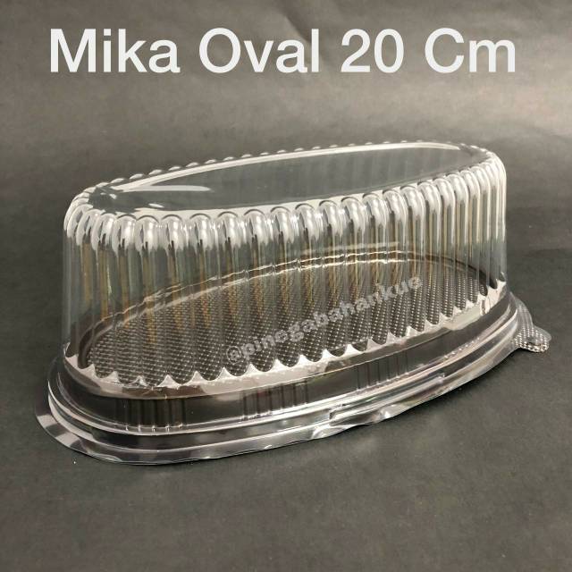 Jual MIKA OVAL 20 CM / TEMPAT CHEESE CAKE (10 pcs) Indonesia|Shopee ...