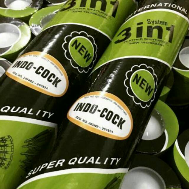 Jual SHUTTLECOCK BADMINTON KOK INDOCOCK HIJAU 3 in 1 ORI | Shopee Indonesia