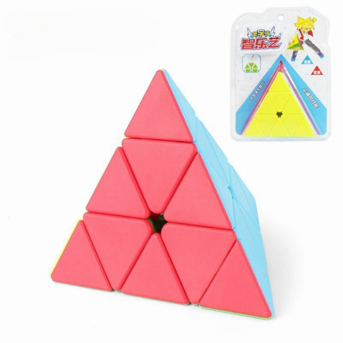 Jual Rubik Segitiga Piramida Empat Sisi / Mainan Puzzle Edukasi ...