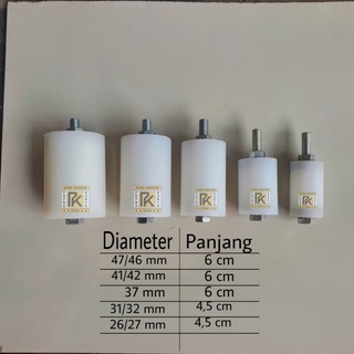 Jual Roda Nilon Roller Besar, Ukuran 41/42mm, Bearing Pintu Pagar Besi ...