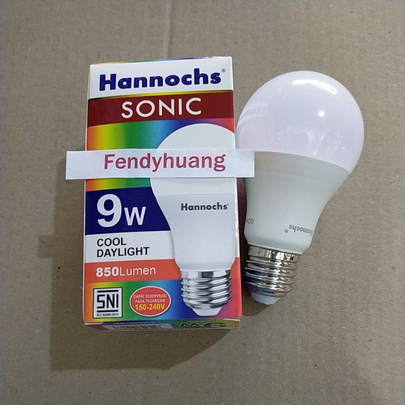 Jual Hannochs LED Sonic 9 Watt Wat W/ Lampu LED Hannochs Sonic | Shopee Indonesia