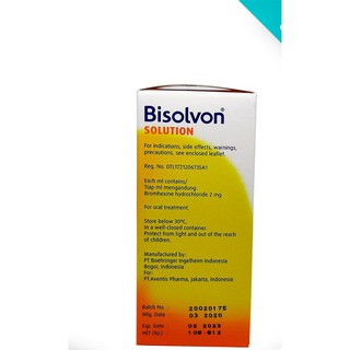 Jual Bisolvon Solution 50 ML - Larutan Untuk Batuk Berdahak (Untuk ...