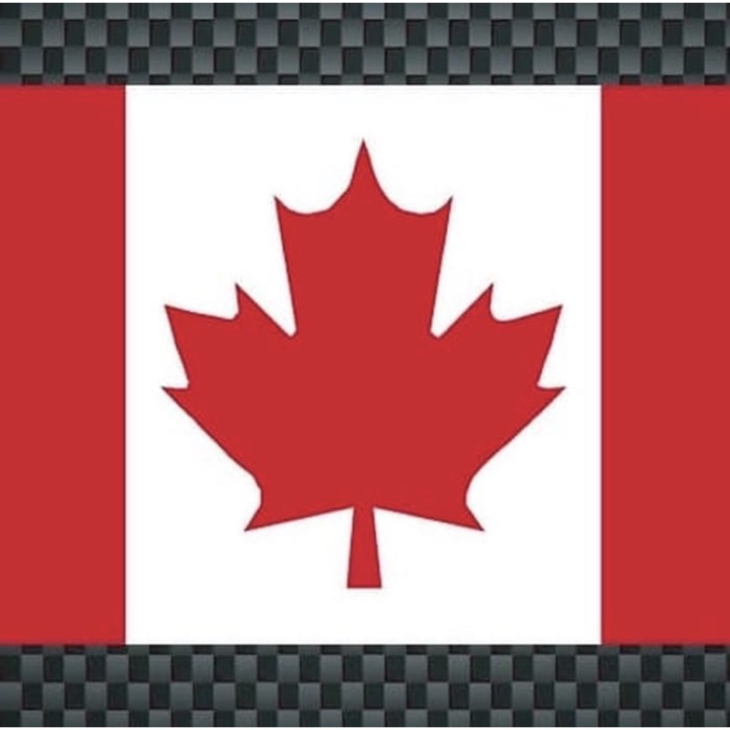 Jual Stiker Bendera Negara Kanada Canada Nationality Flag Ukuran: +/- 6 ...