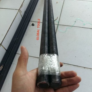 As drat Baja 7/8 x 100 cm tie rod baja 7/8 long bolt angkur baja drat ...