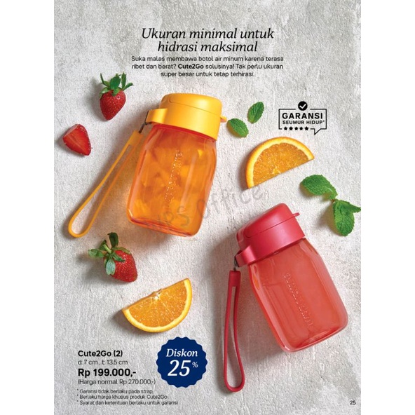 Jual PROMO !!! Cute2Go 350 ml - h2go bottle - botol tempat minum anak crystal original ...