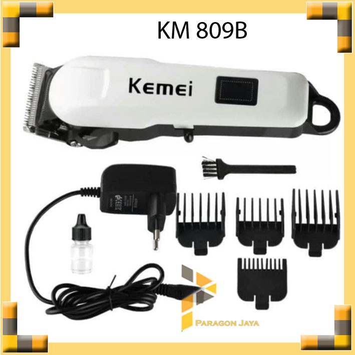 Jual Alat Mesin Cukur Rambut Kemei KM-809B Hair Clipper Cordless KM ...