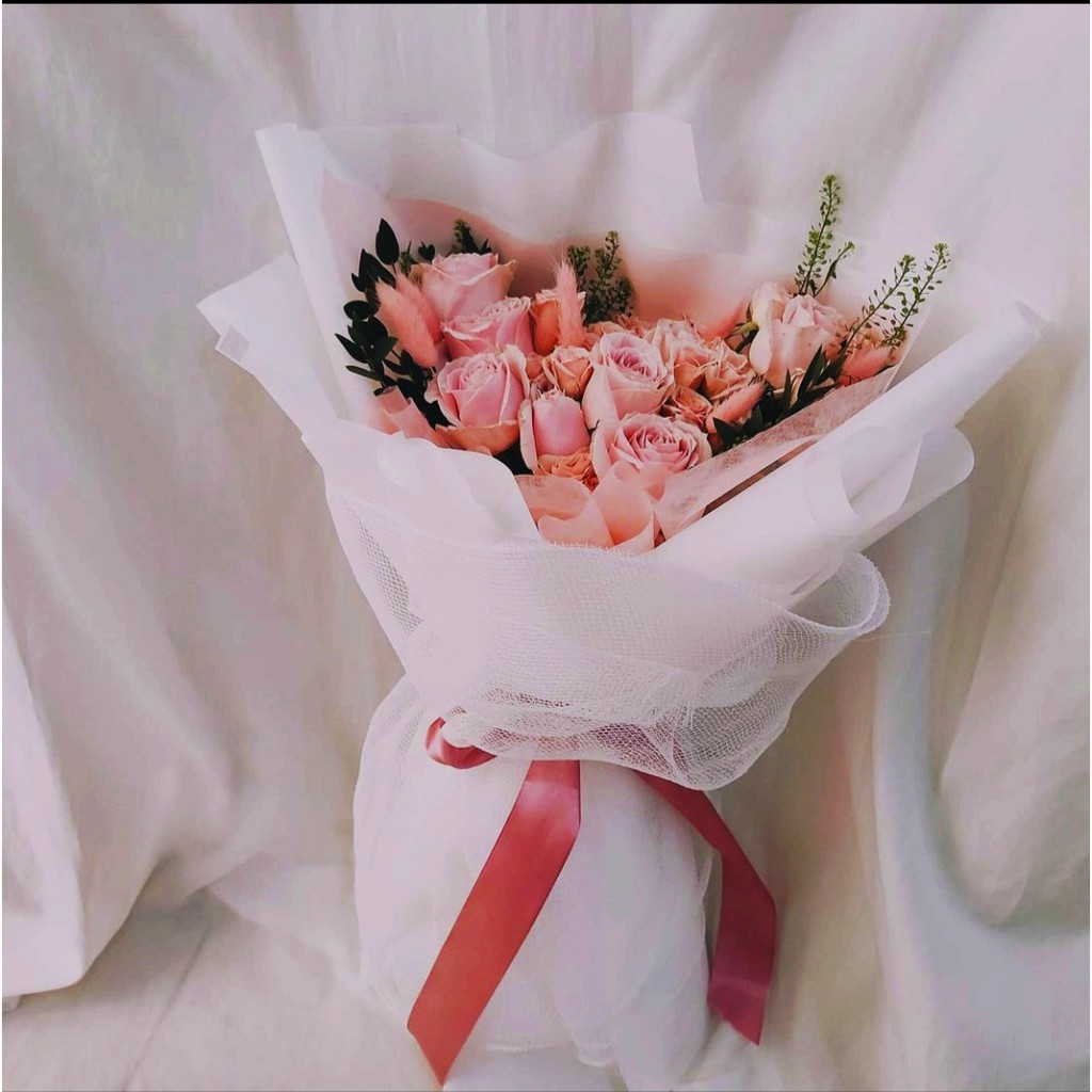 Jual Buket Bunga Segar Fresh Flower Hand Bouquet Pesanan Bunga Cake ...