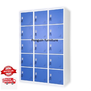 Jual Lemari besi Loker / Locker 12 Pintu Murah/(door steel locker ...