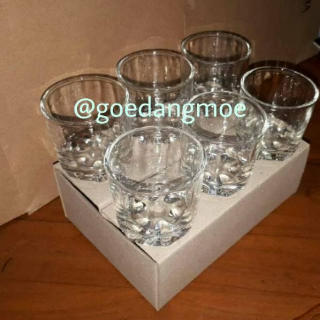 GRABSEND Shot glass / Soju glass / Gelas lilin / Sloki glass / gelas ...