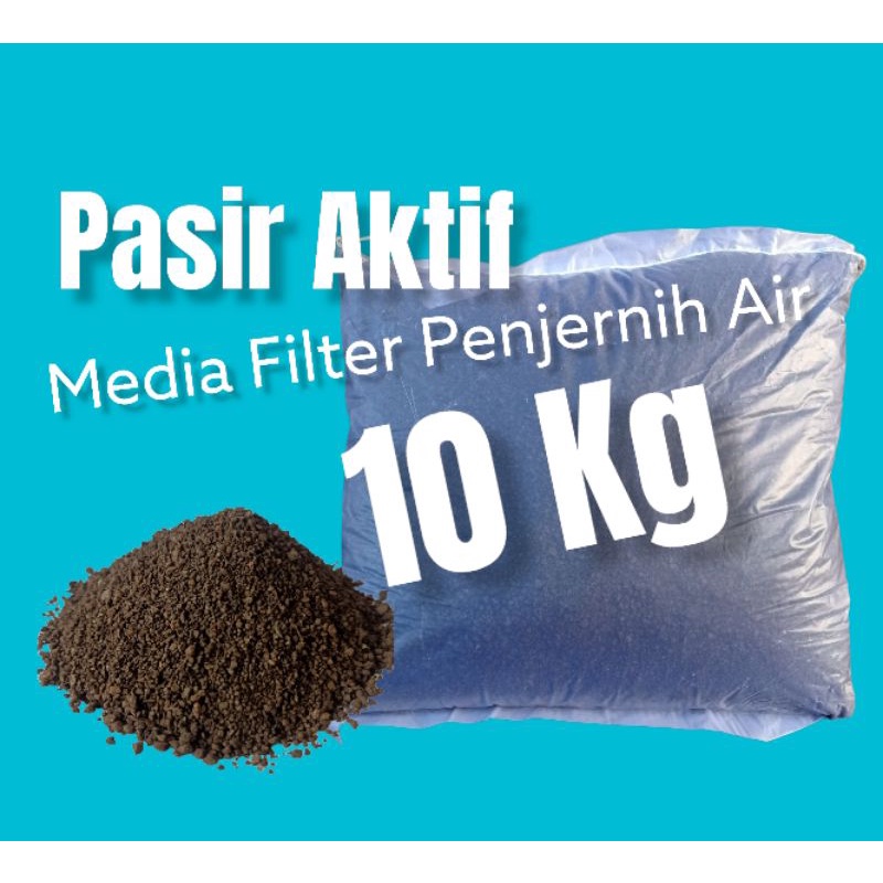 Jual Pasir Aktif Media Filter Air 10 Kg | Shopee Indonesia