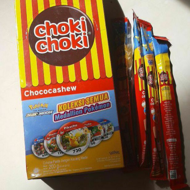 Jual Choki choki coklat pasta, coklat stik 1 dus isi 20 stik | Shopee ...