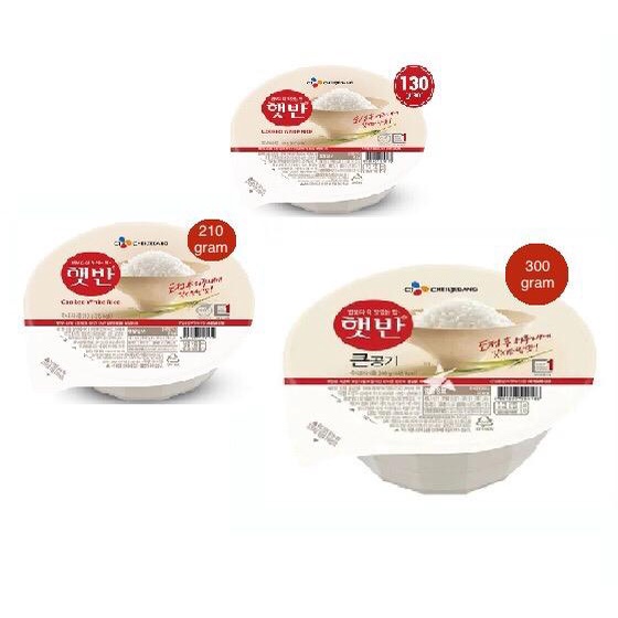 Jual CJ Hetbahn Cooked White Rice - Nasi Putih Instan Korea 130g 210g 300g Asli/Original 100% ...