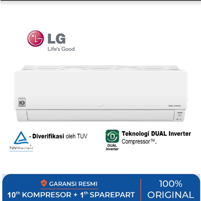 Jual ac LG 1/2 pk - 3/4 pk - 1 PK - 1.5 pk - 2 pk INVERTER ( TANPA PAKET PASANG ) | Shopee Indonesia