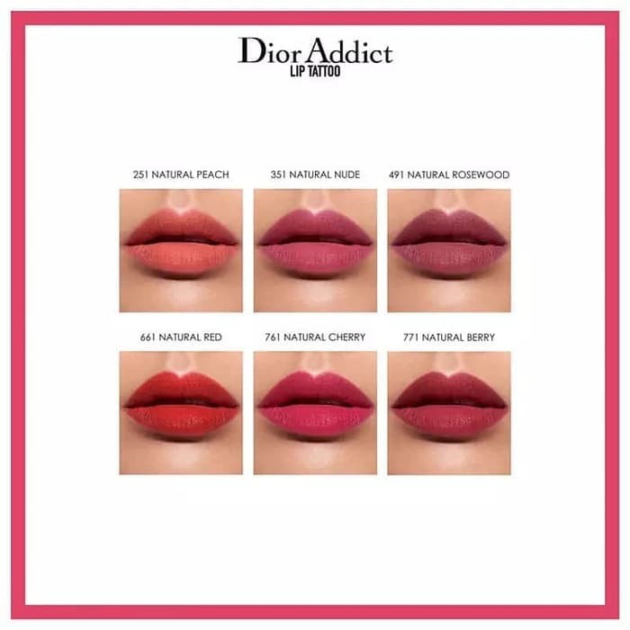 DIOR Addict Lip Tattoo Long-Wearing Liquid Lip Stain In 771