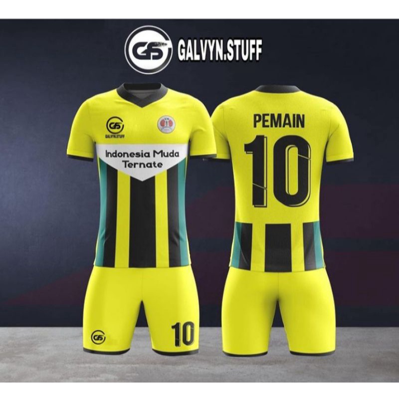 Jual Costum Jersey Bola Bahan 100% Premium [Bisa Satuan] | Shopee Indonesia