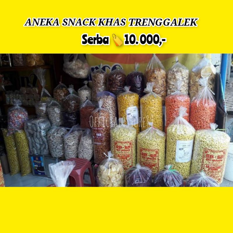 Jual ANEKA SNACK CEMILAN KHAS TRENGGALEK SERBA 10.000,- | Shopee Indonesia