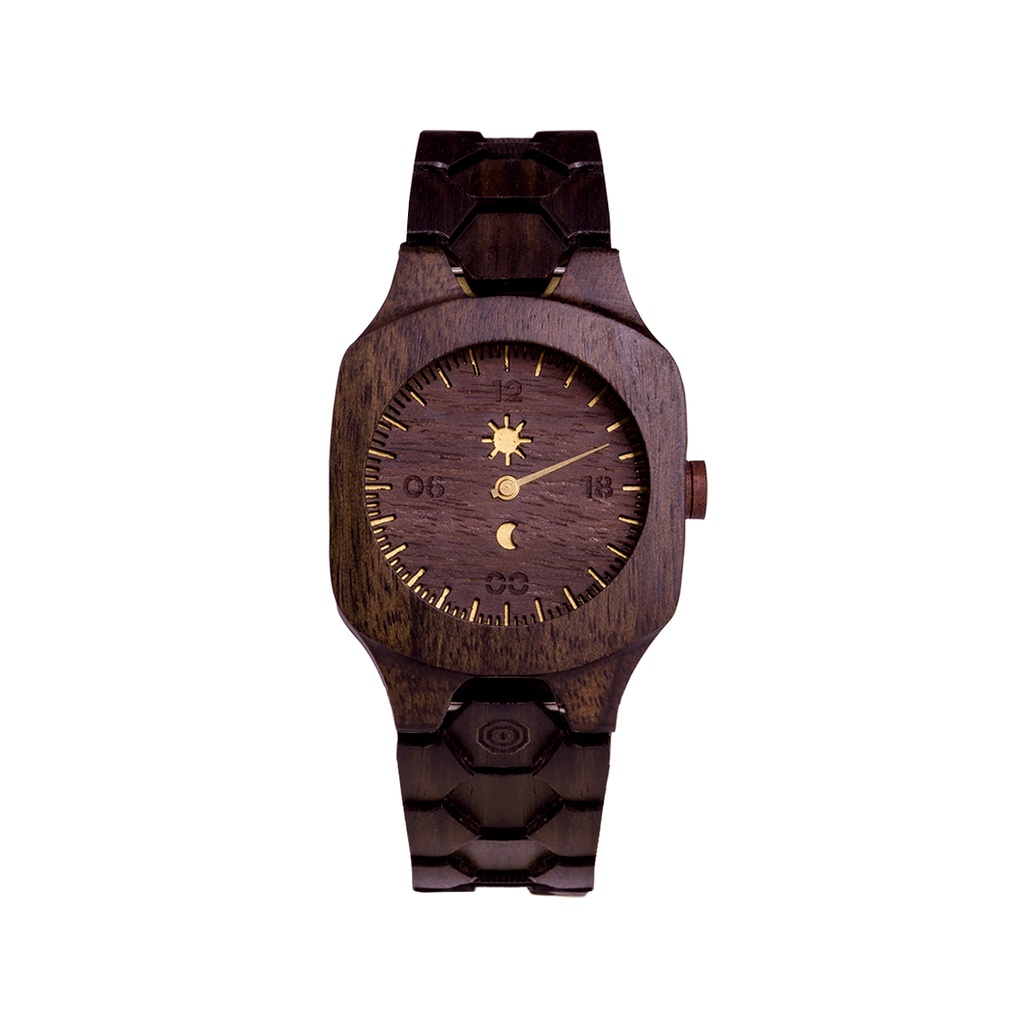 Jual Matoa Tomia M Jam Tangan Kayu Pria/Wanita/Unisex - Ebony | Shopee ...