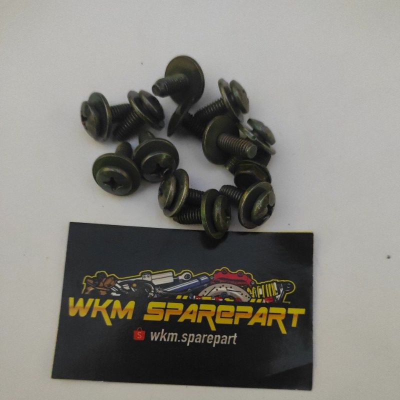 Jual Baut dek/baut cover/baut body kafer yamaha | Shopee Indonesia