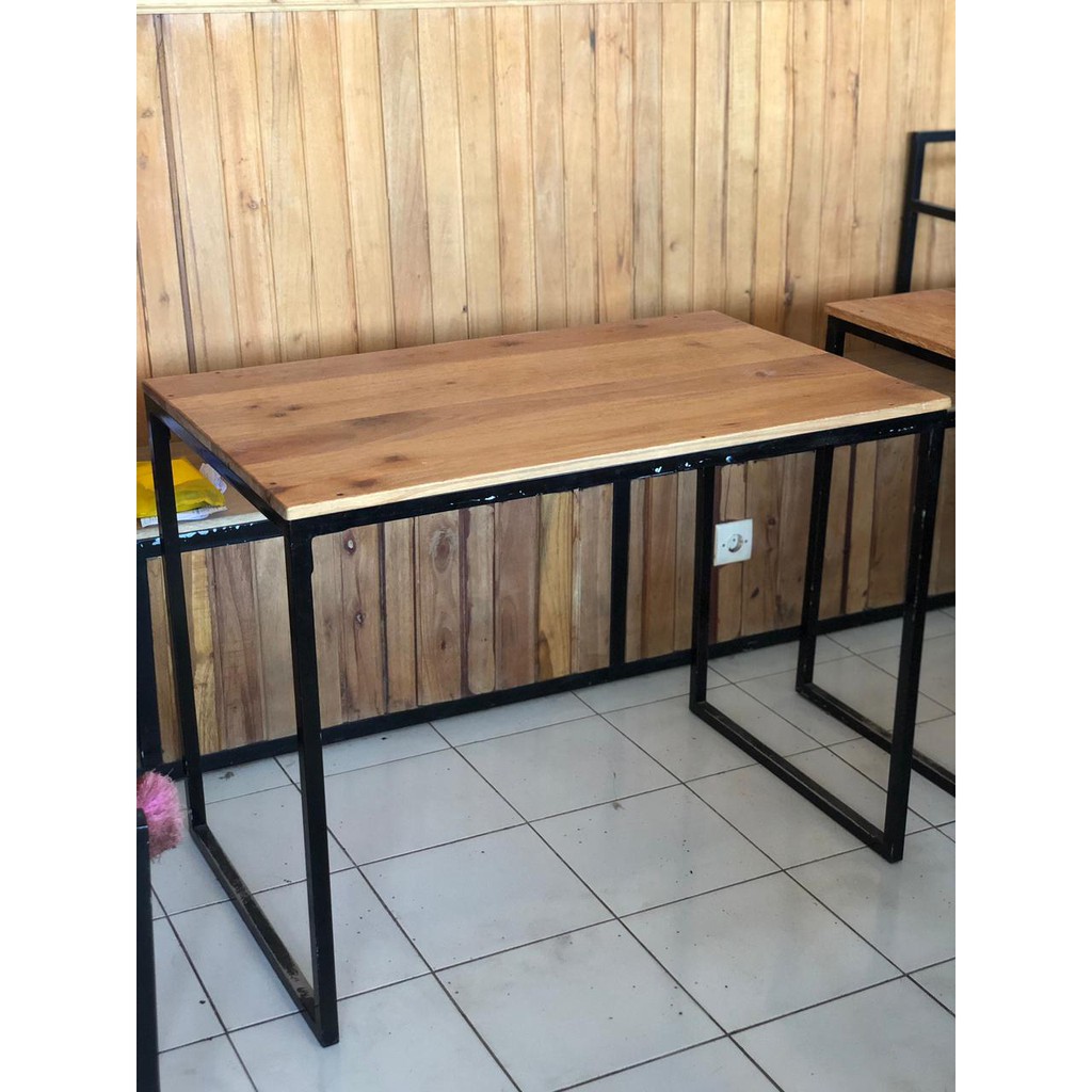 Jual Meja Cafe | Meja Makan | Meja Kedai | Meja Panjang Minimalis Kayu ...