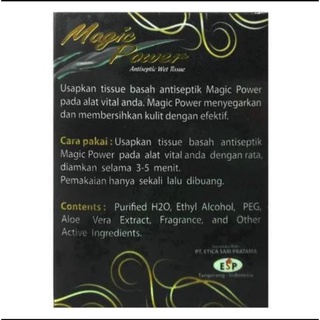 Jual tisu magic power black parade isi 6 sachet | Shopee Indonesia