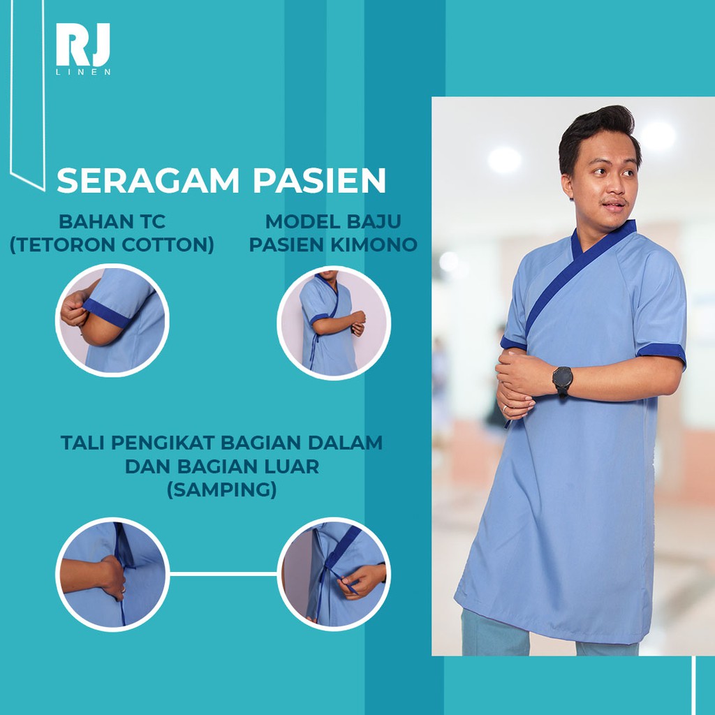Jual BAJU PASIEN / BAJU RAWAT INAP / BAJU OPNAME / BAJU RUMAH SAKIT ...