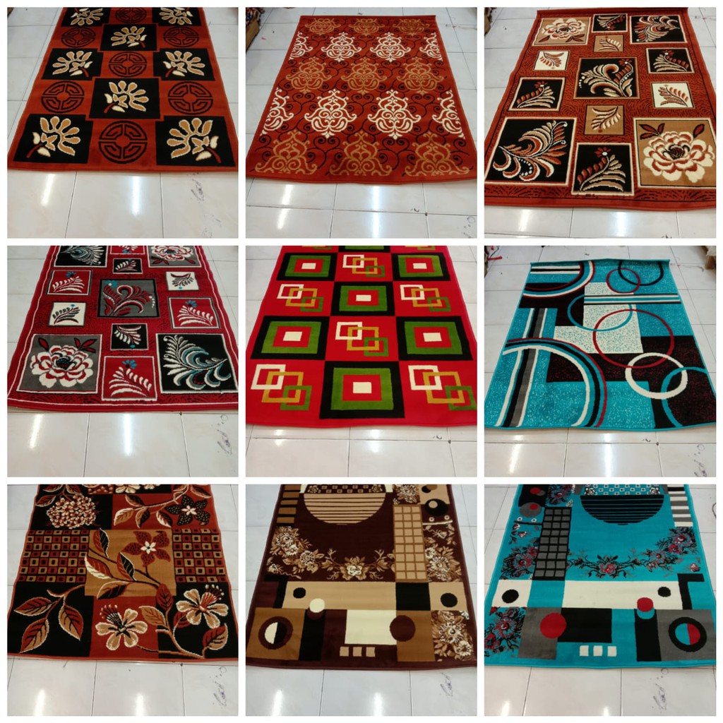 karpet lantai MODERNO 115x155cm ungu abu hitam putih 2076 rust | Shopee ...