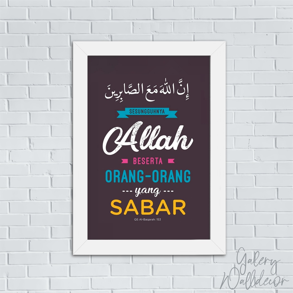 Jual Poster Kata Kata Bijak Bingkai Pigura Minimalis | Shopee Indonesia