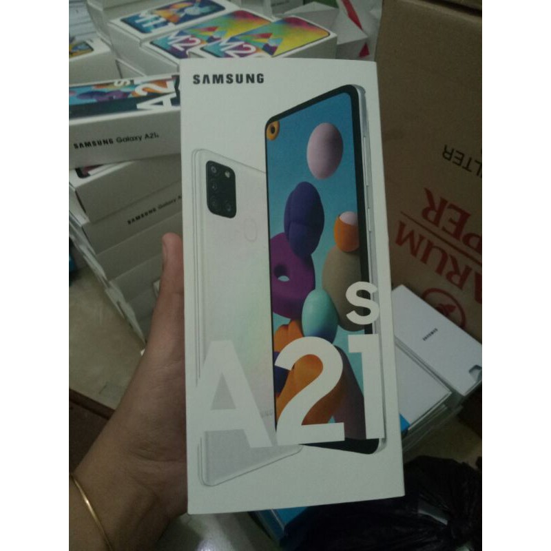 Jual Dus Box Samsung A21 (White) | Shopee Indonesia