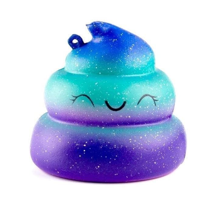 Jual Squishy Rainbow Poop Galaxy Poop Orange Slow Rising | Shopee Indonesia