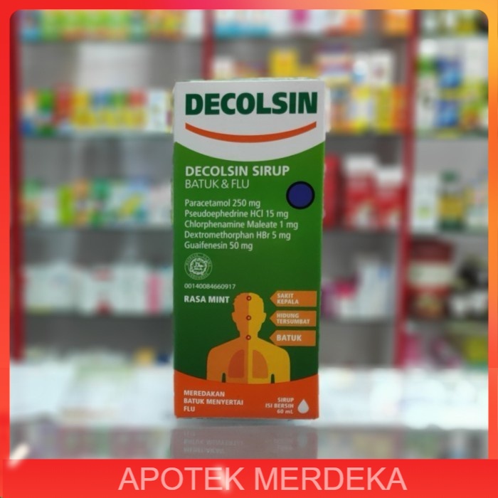 Jual decolsin sirup 60 ml / obat batuk flu / pilek 60ml | Shopee Indonesia Jual decolsin sirup 60 ml / obat batuk flu / pilek 60ml | Shopee Indonesia