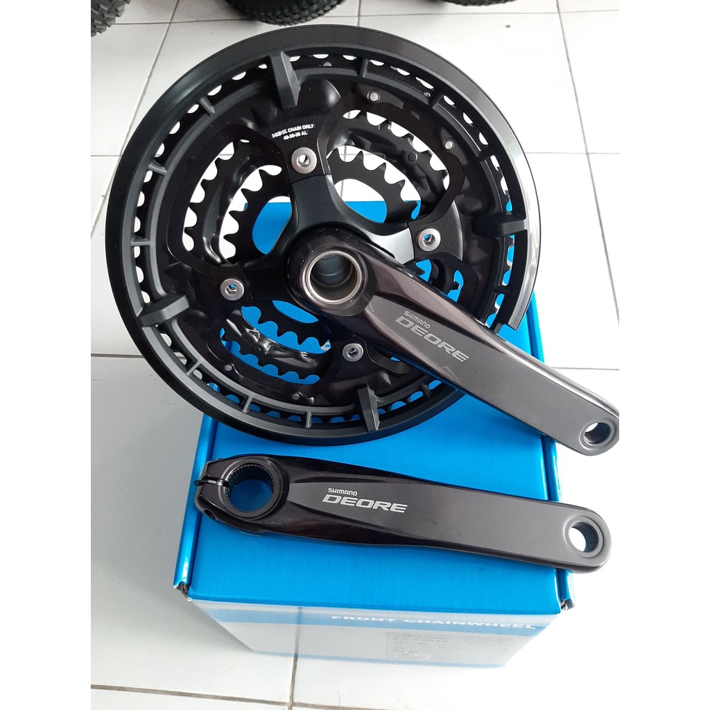 Jual CHAINWHEEL/CRANKSET/CRANK/FC SHIMANO DEORE T6010 48/36/26 x 170mm 3 speed | Shopee Indonesia