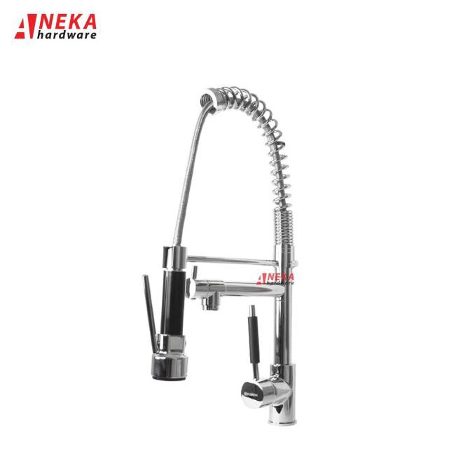 Jual Kran Sink Restaurant Flexible Panas Dingin Kuningan Modern ...