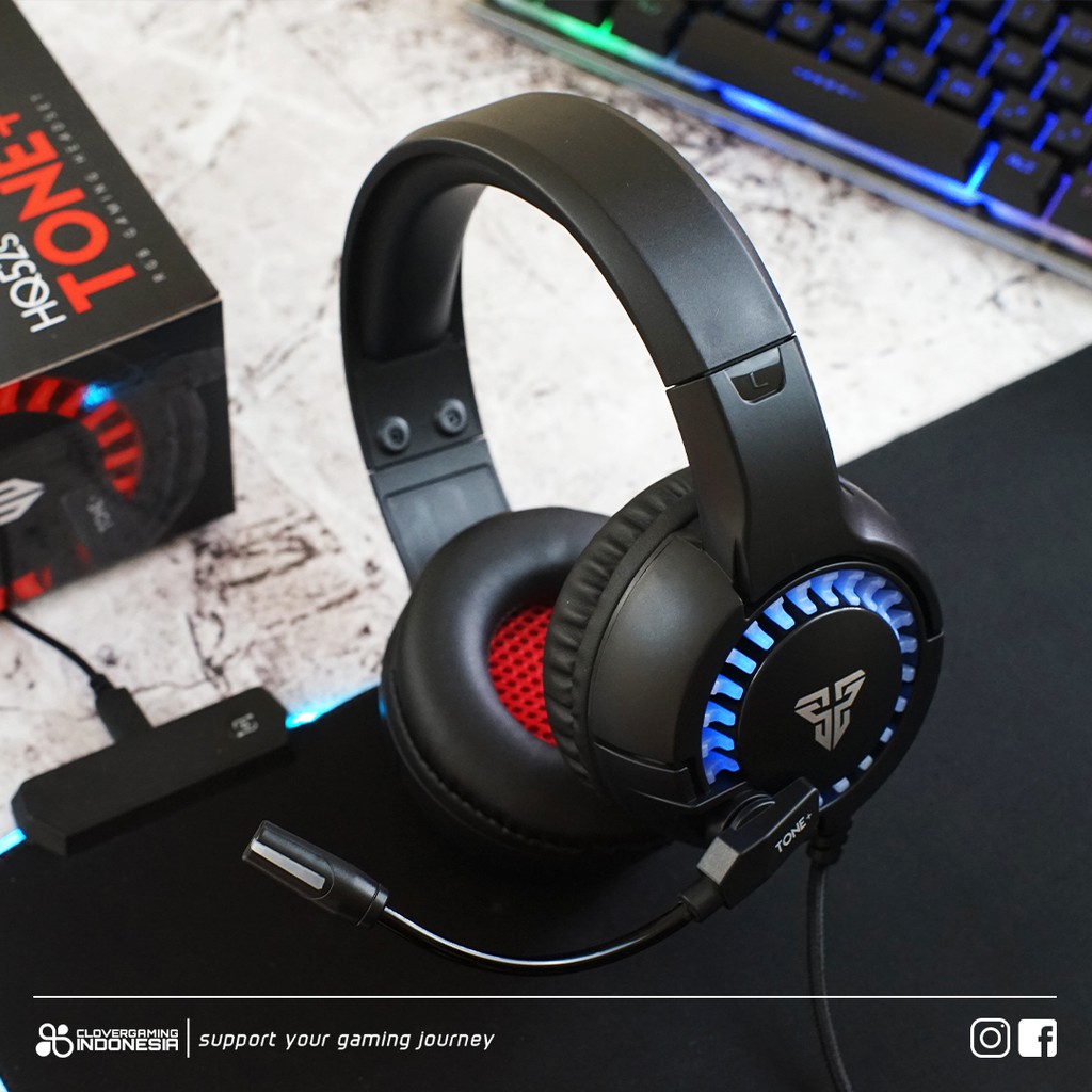 Jual Fantech TONE+ HQ52s RGB Gaming Headset - Fantech TONE HQ-52s HQ ...