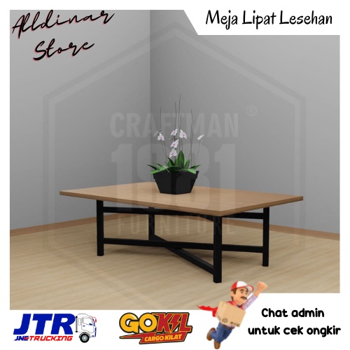 Jual MEJA RUANG TAMU/MEJA CAFE MAKAN LIPAT LESEHAN CATERING 100x60x30 ...