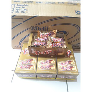 Jual Delfi TOP Wafer 1 Box isi 24 pcs x 9 Gram Indonesia|Shopee Indonesia