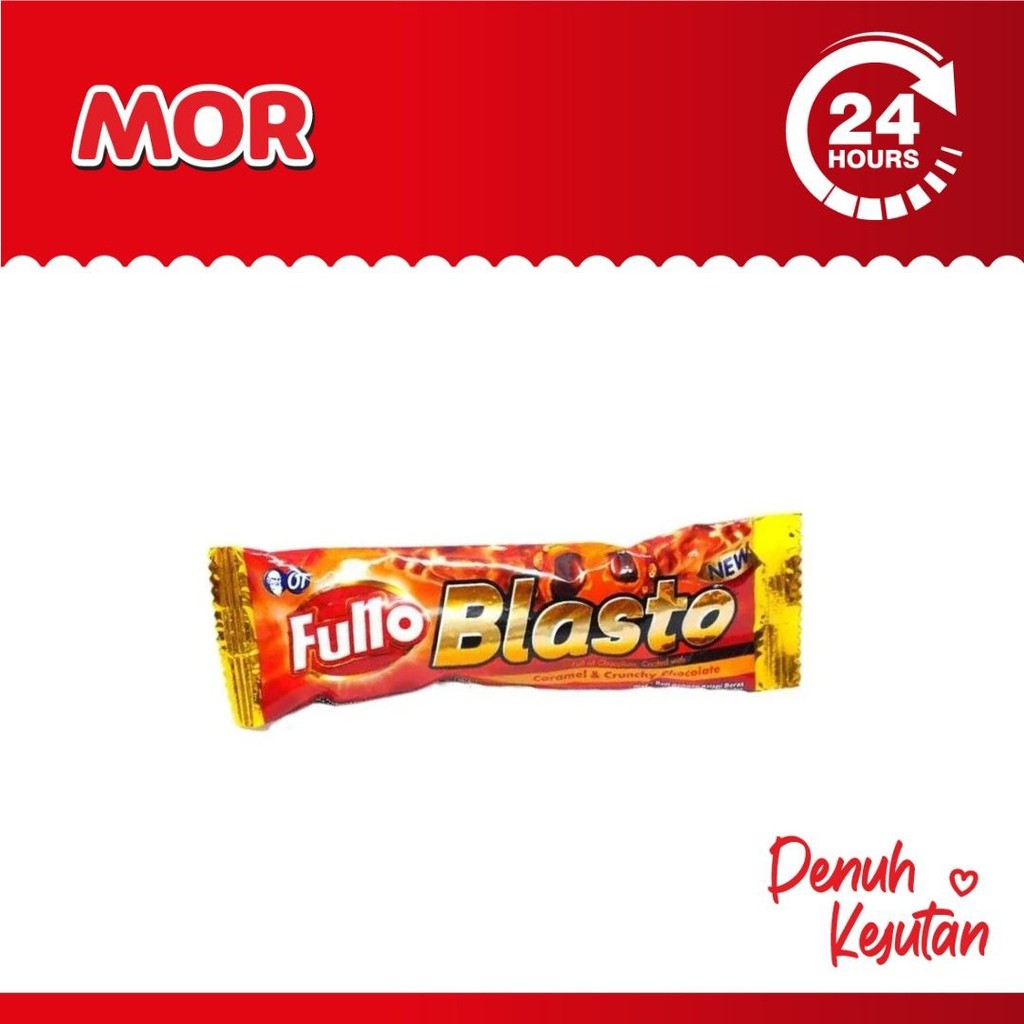 FULLO Blasto Caramel Chocolate Wafer Stik Crunchy Cokelat Karamel 16gr ...
