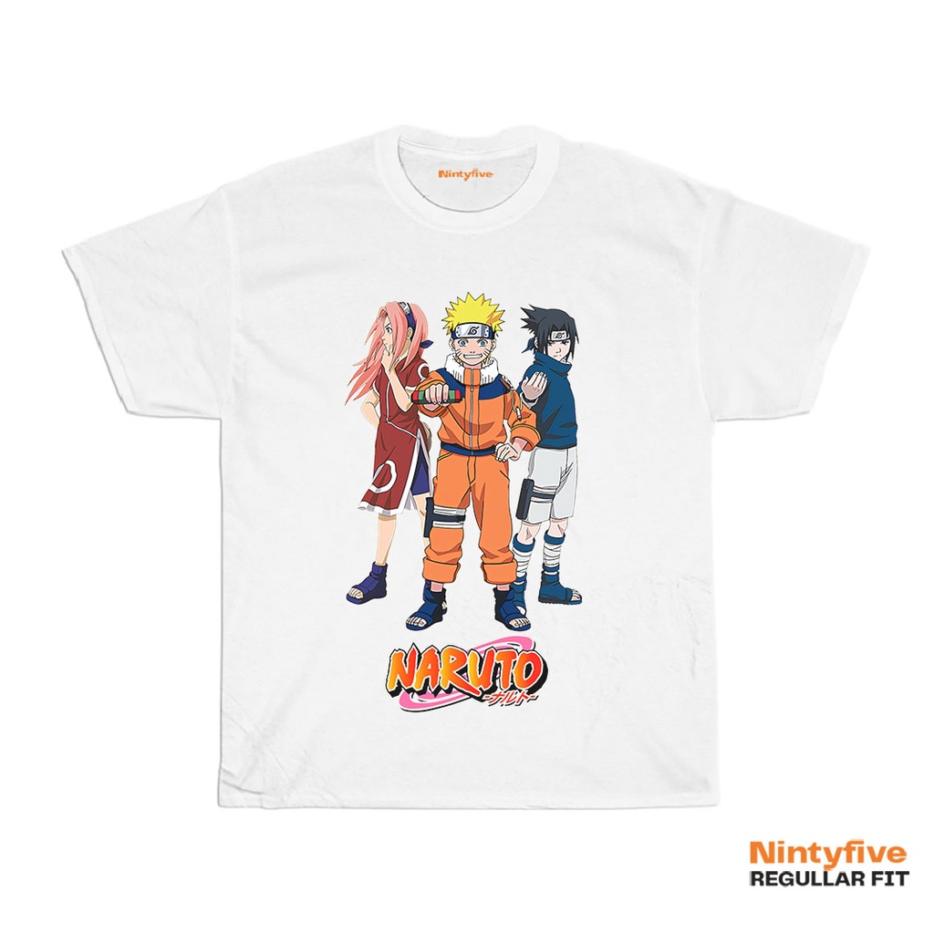 Jual Kaos Anime Naruto - Baju Sasuke Naruto Sakura Team Regular Fit ...