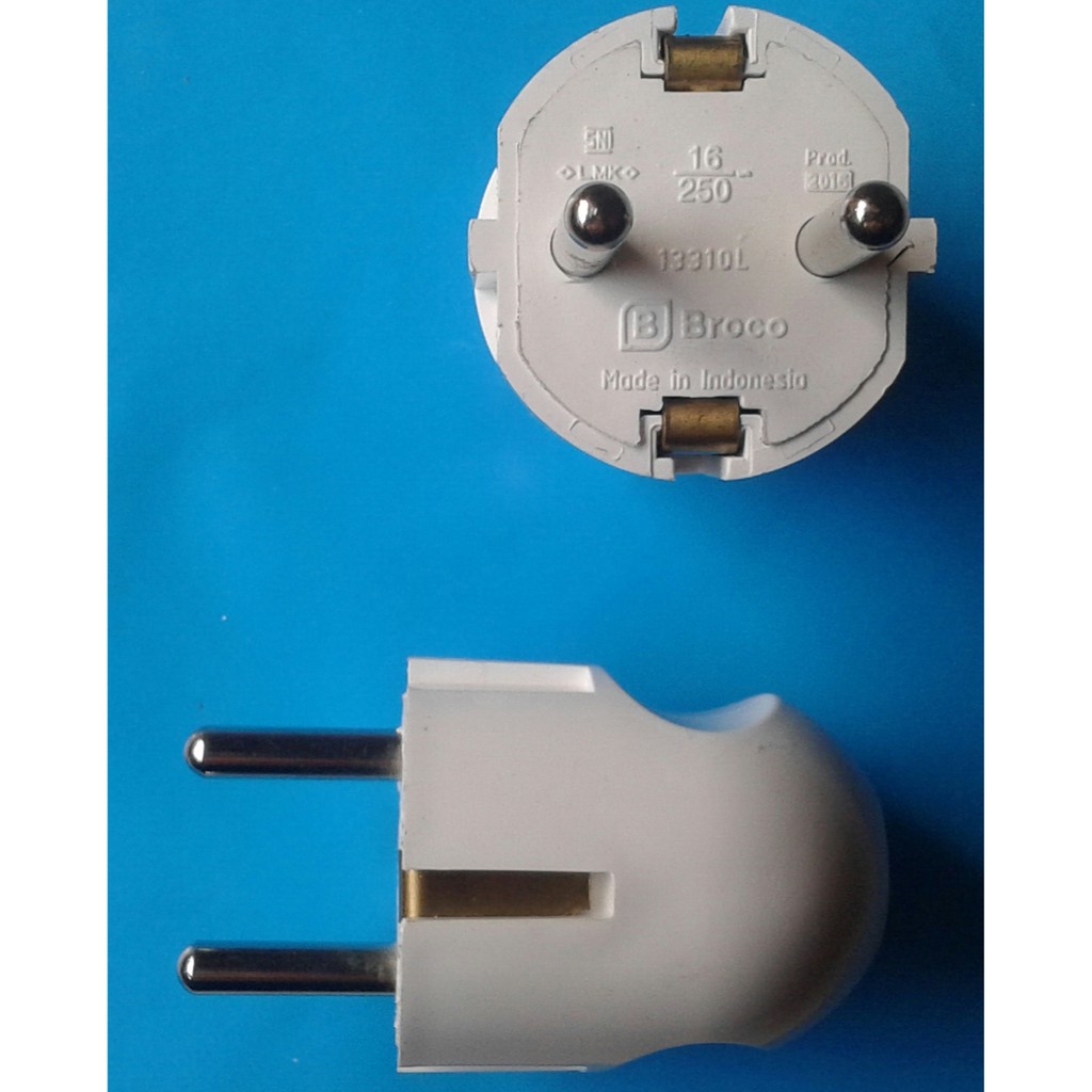 Jual Two Pole Plug with Earth BROCO 13310 Indonesia|Shopee Indonesia