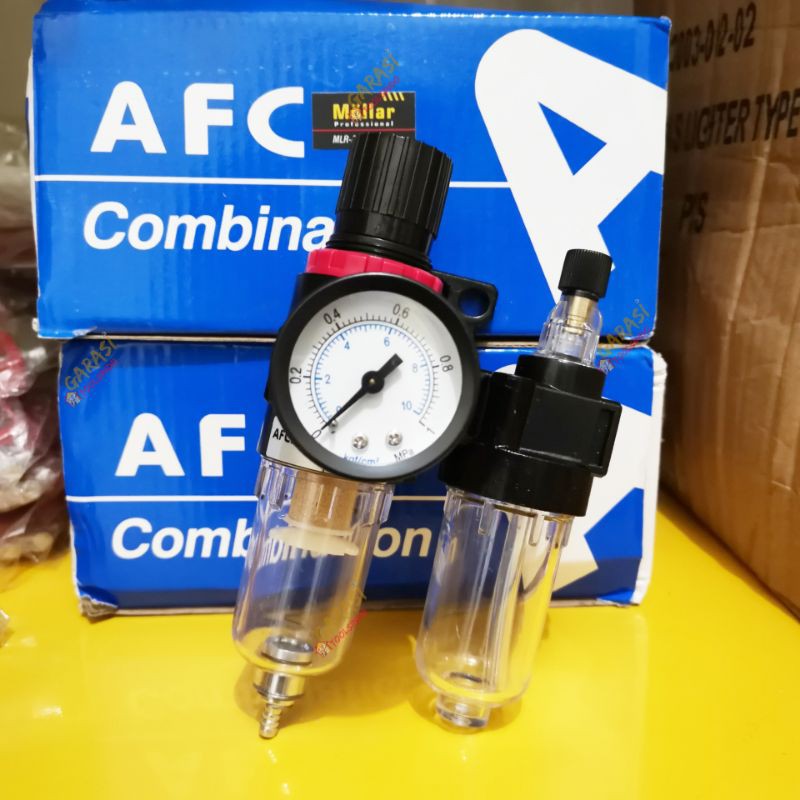 Jual mini air filter control unit double Mollar 1/4 inch filter udara ...