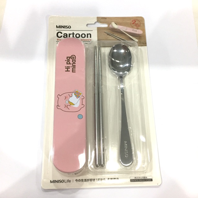 Jual Sendok Sumpit Set Miniso Japan (readystock lgsg atc) | Shopee ...