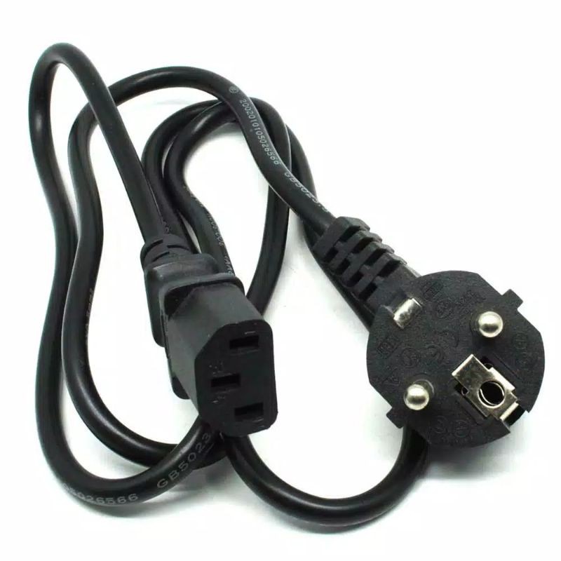 Jual Kabel power / Kabel listrik AC / Kabel power PC / Kabel PSU Tebal | Shopee Indonesia